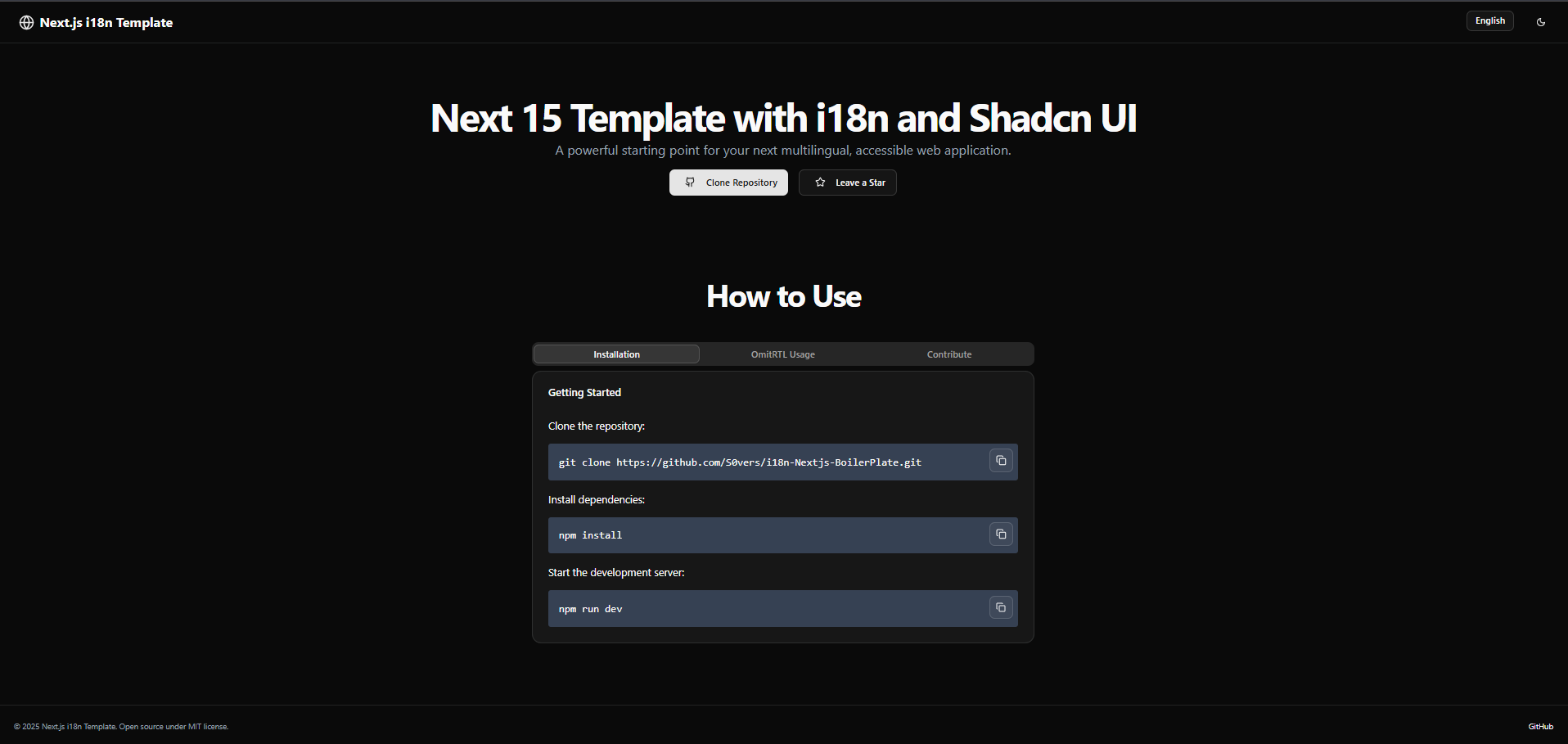 Next.js i18n Template - Multilingual Starter Template